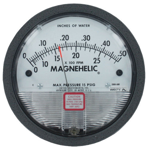 Series 2000 Magnehelic® Gage Indicate Positive Negative or Differential ...