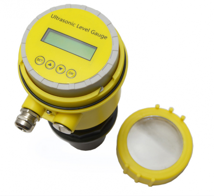 DC24V Ultrasonic Float Level Switch Anti Corrosion 4-20MA 0-15m