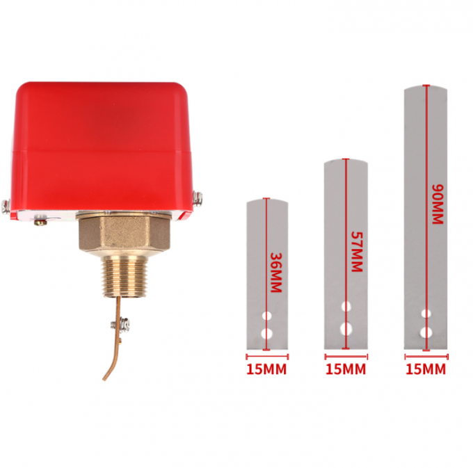 304 Stainless Steel Water Flow Switch 10 Bar 75*65*130mm Water Liquid