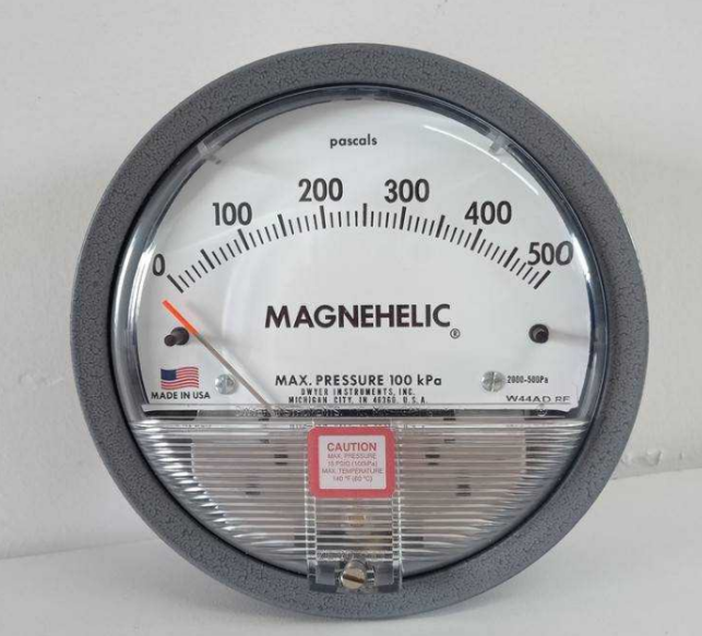 IP67 Dwyer Mechanical Pressure Meter 15 PSI For Dust Free Room