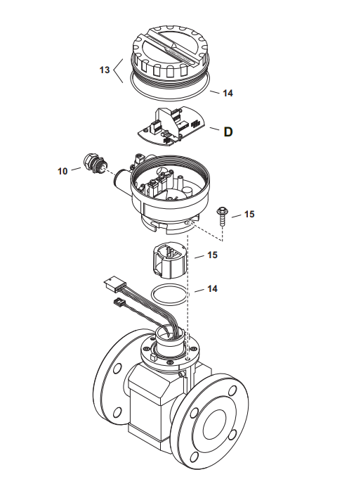 Endress Hauser Electromagnetic Flow Meter 10W 50W Digital Type