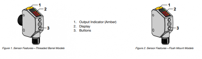 10-30Vdc Proximity Laser Photoelectric Sensors Banner Q4x Series