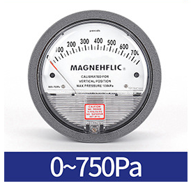 Elastic MC2000 Differential Pressure Gauge Stainless Steel 120mm 0-60pa