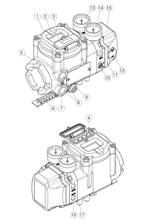 Tissin Smart Valve Positioner IP66 Quick Easy Auto Calibration