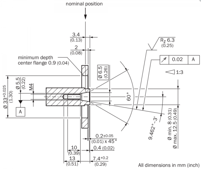 8 VDC Sick Hengstler Encoder IP40 1gcm² RoHs Stainless Steel
