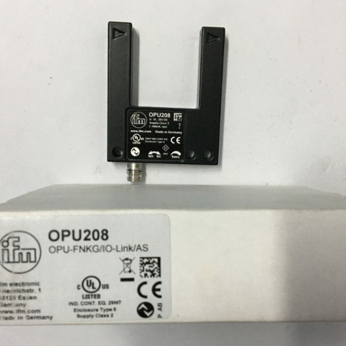 IFM Photoelectric Fork Sensor 30V DC 50x10x60 OPU208 Float Level Switch