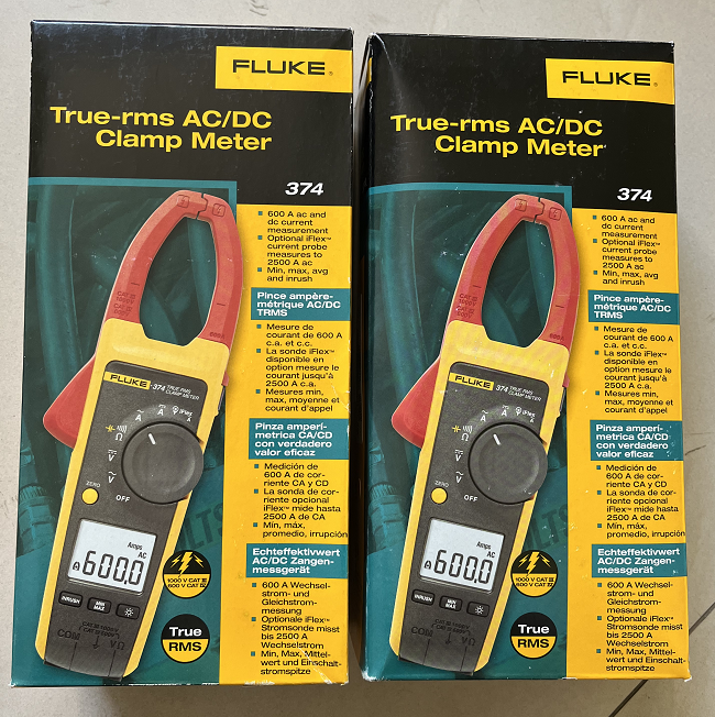 Fluke 374 FC Wireless True Rms DC AC Clamp Meter Connectivity