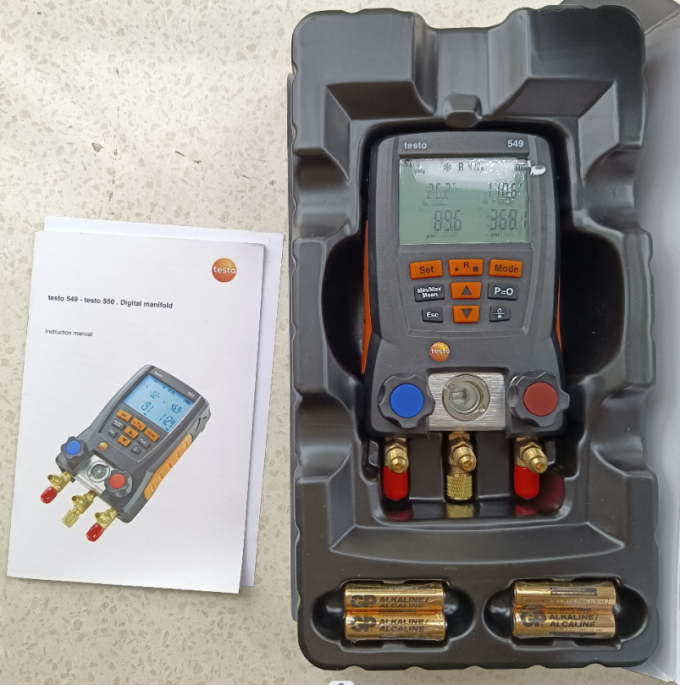 Testo 549 Entry Level Digital 2 Way Manifold Refrigeration Gauge ...
