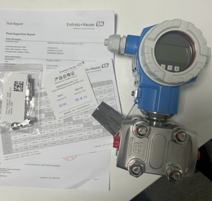Endress Hauser PMD75 Differential Pressure Transmitter Manifold With ...