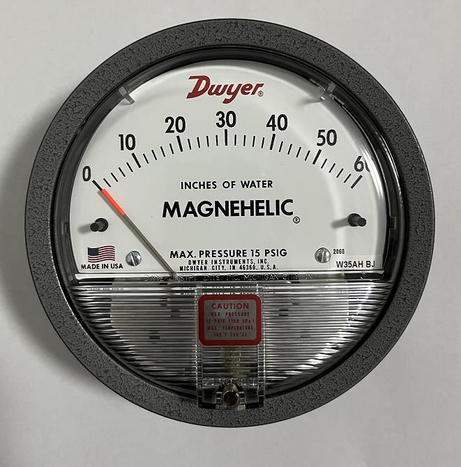 Dwyer Differential Pressure Gauge Magnehelic Pressure Gauge 2000 Series 0-60pa 0-100pa 0-125pa 0 ...