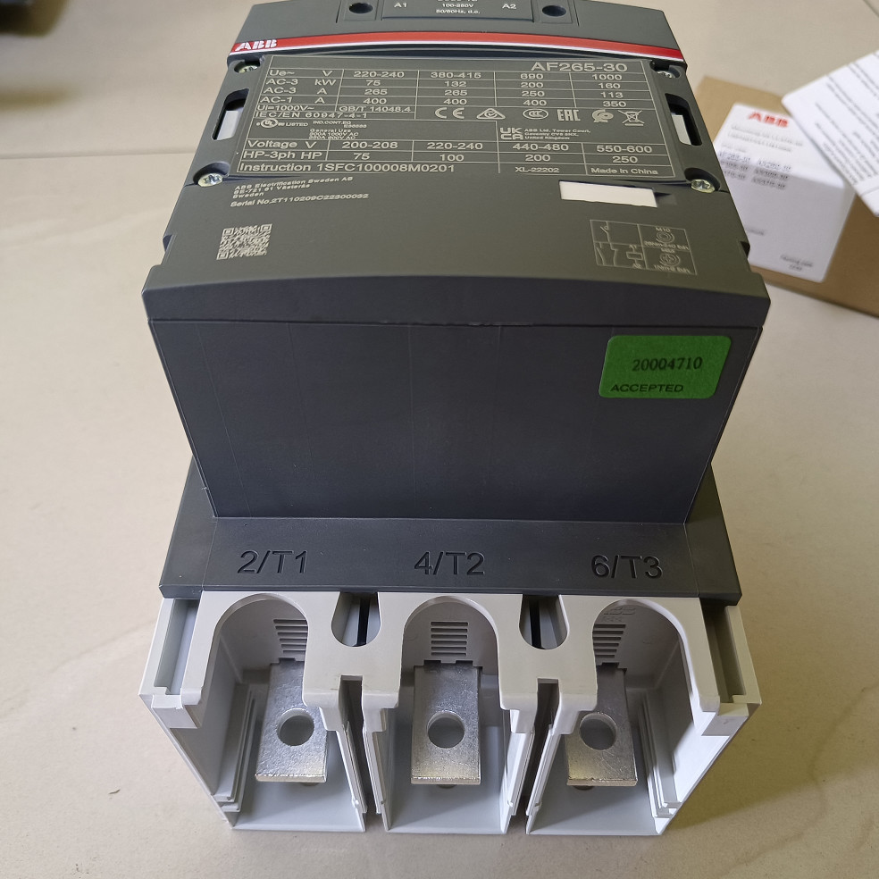 ABB Af265-30-11-13 3 Phase Contactor (600 VAC) 350A Plc Logic Controller