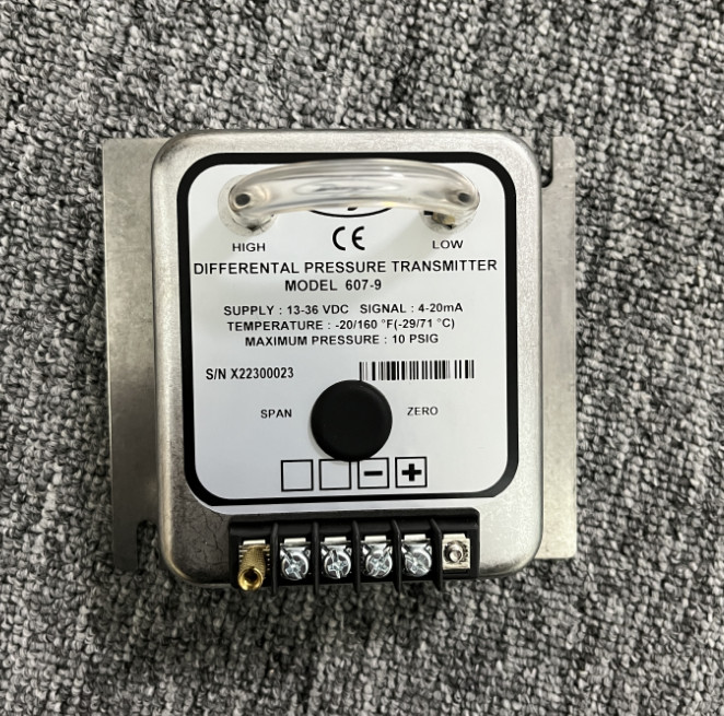 Dwyer 607-9 Differential Precision Pressure Transmitter 0-25" W.C. ±0.5 ...