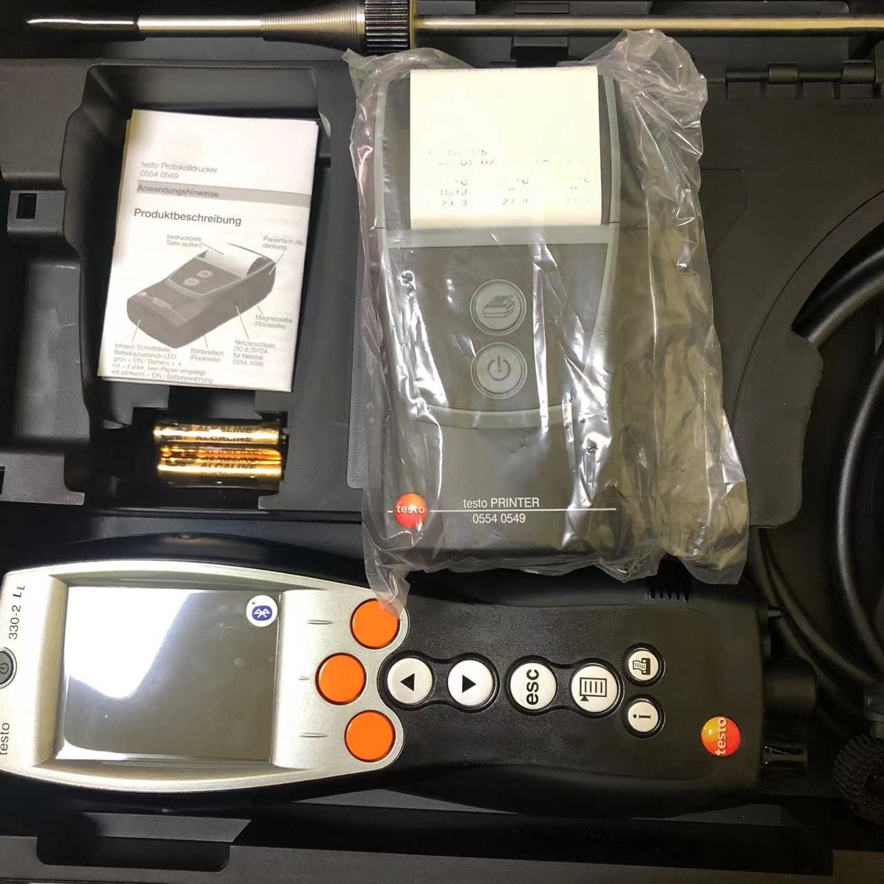 Testo 330-2 LL 320 0563 3220 75 Flue Gas Analyzer For Co O2 And Co2 ...