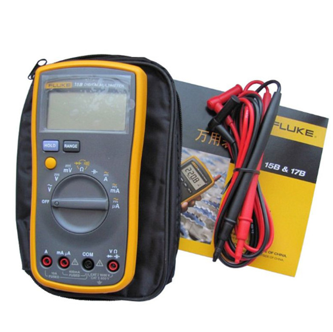 Fluke 15B+ 17B+ Digital Multimeters With Test Lead Voltage Probe Meters