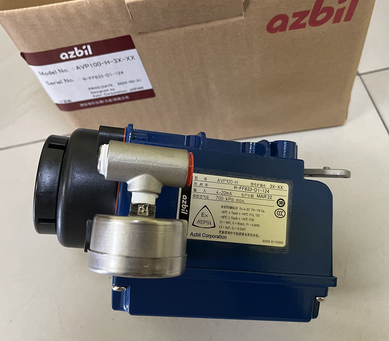 Yamatake/Azbil Smart Valve Positioner AVP100-H-3X-XX Supply Air 700 KPa ...