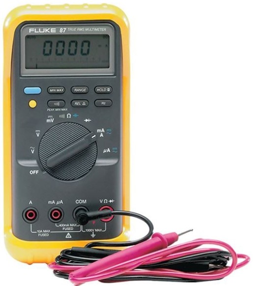 Fluke 87v True RMS Industrial Digital Multimeter and Lightweight –20°C ...