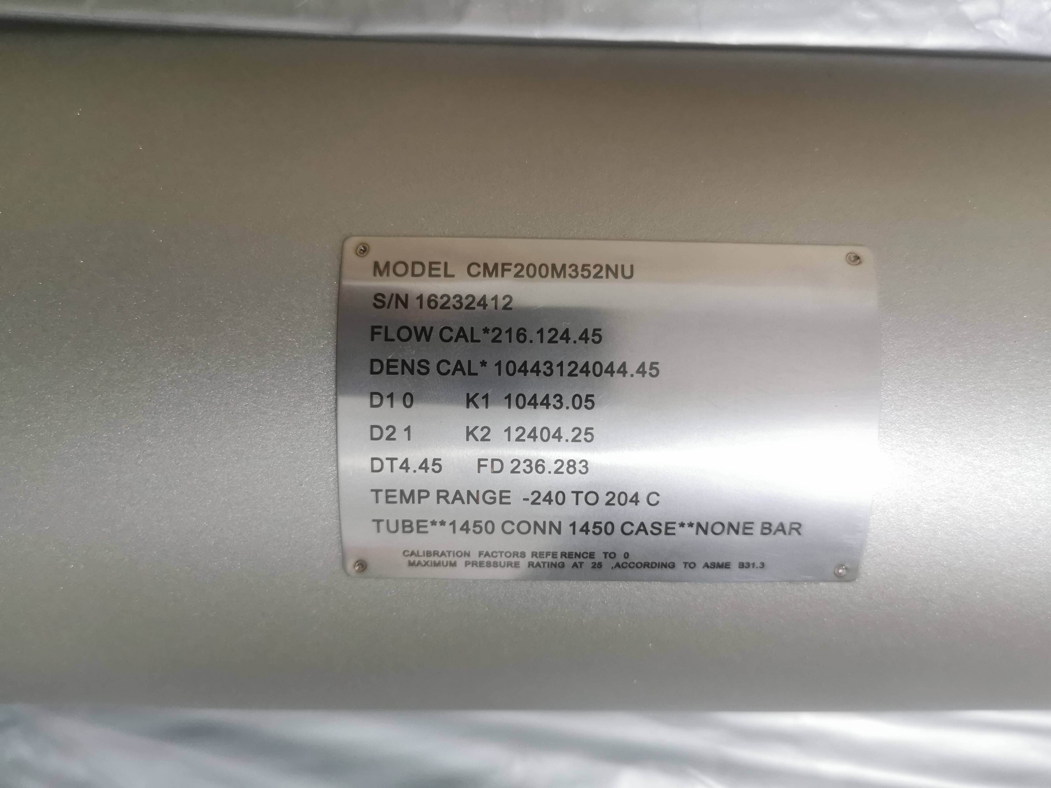 New Micro Motion ELITE CMF200M Coriolis Meter, 2 Inch (DN50), 316L ...