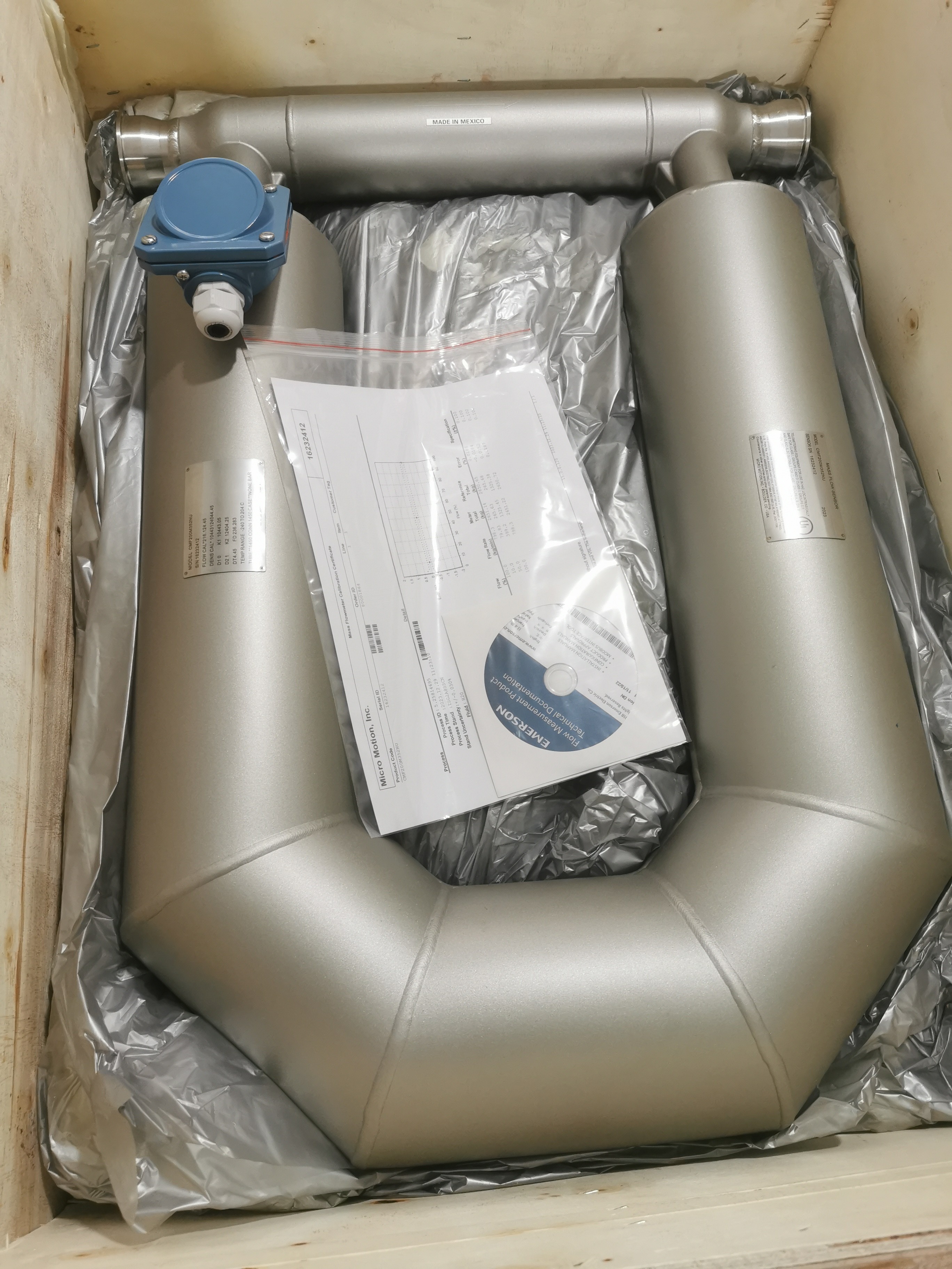 New Micro Motion ELITE CMF200M Coriolis Meter, 2 Inch (DN50), 316L ...