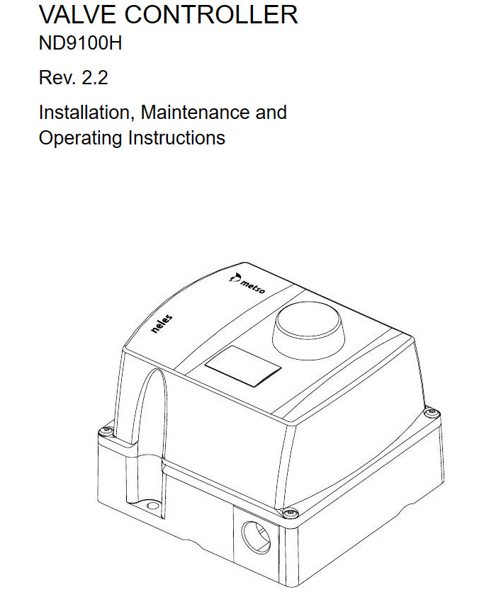 Original METSO Valve Positioner Model EJ05 Type ND9103HN ND9102HN ...