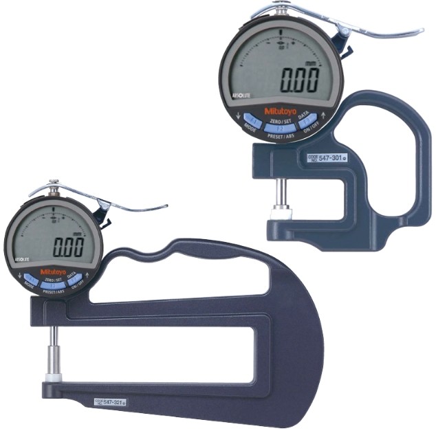 Mitutoyo 547-526S 0-47" / 0-12MM Digimatic Digital Thickness Gauge 0. ...