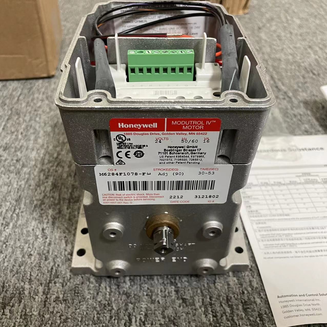 Original Honeywell M6284F1078-F Modutrol Motor Servo Actuator Stock ...