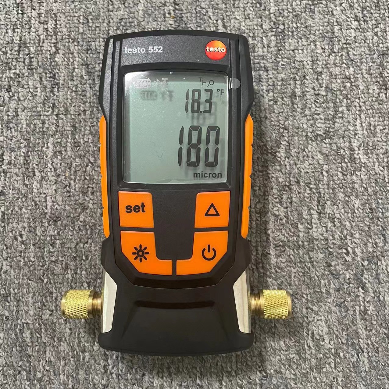 Original Testo 552 Digital Vacuum Micron Gauge With Bluetooth And ...