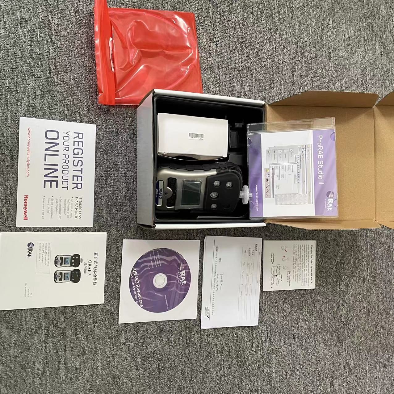 Original Honeywell PGM-2500 QRAE 3 Compact Monitor 4 Gases Wireless Gas ...