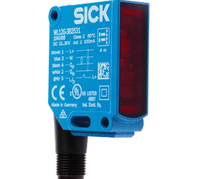 SICK WL12G-3P2572 Photoelectric Sensor Retroreflective Autocolimtn, Red ...