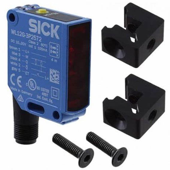 SICK WL12G-3P2572 Photoelectric Sensor Retroreflective Autocolimtn, Red ...