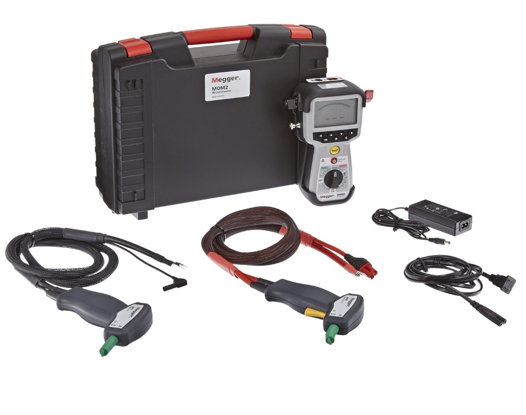Megger MOM2 Handheld 200 A Micro-Ohmmeter Ultra Capacitor Discharge ...