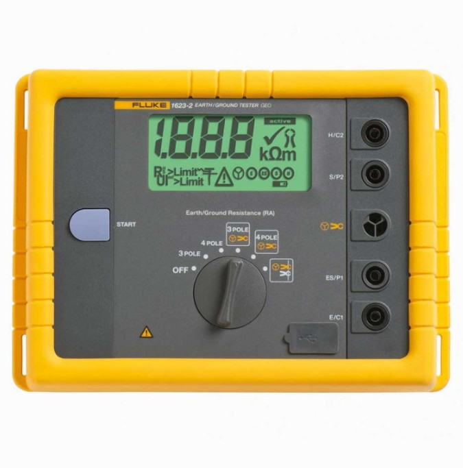 Fluke 1623-2 GEO Earth Ground Tester Kit 1623-2 GEO Earth Ground ...