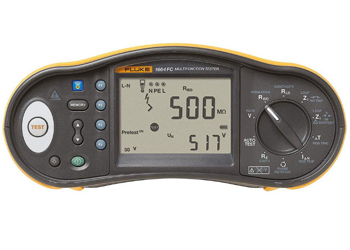 Original and new Fluke 1664FC Multifunction Installation Tester US ...