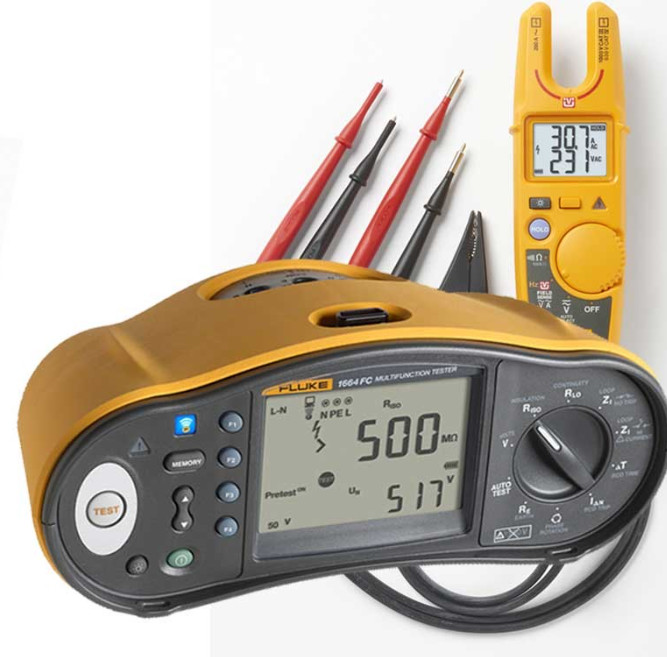 Original and new Fluke 1664FC Multifunction Installation Tester US ...