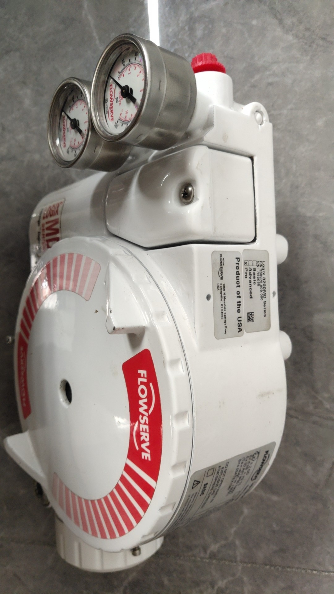 4-20 MA Digital Valve Positioner Flowserve Logix 3200 Series 3200MD ...