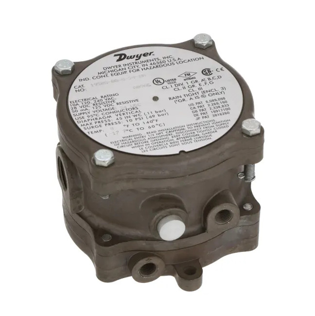 Dwyer Explosion-proof Differential Pressure Switch 1950G-0-B-120-NA ...