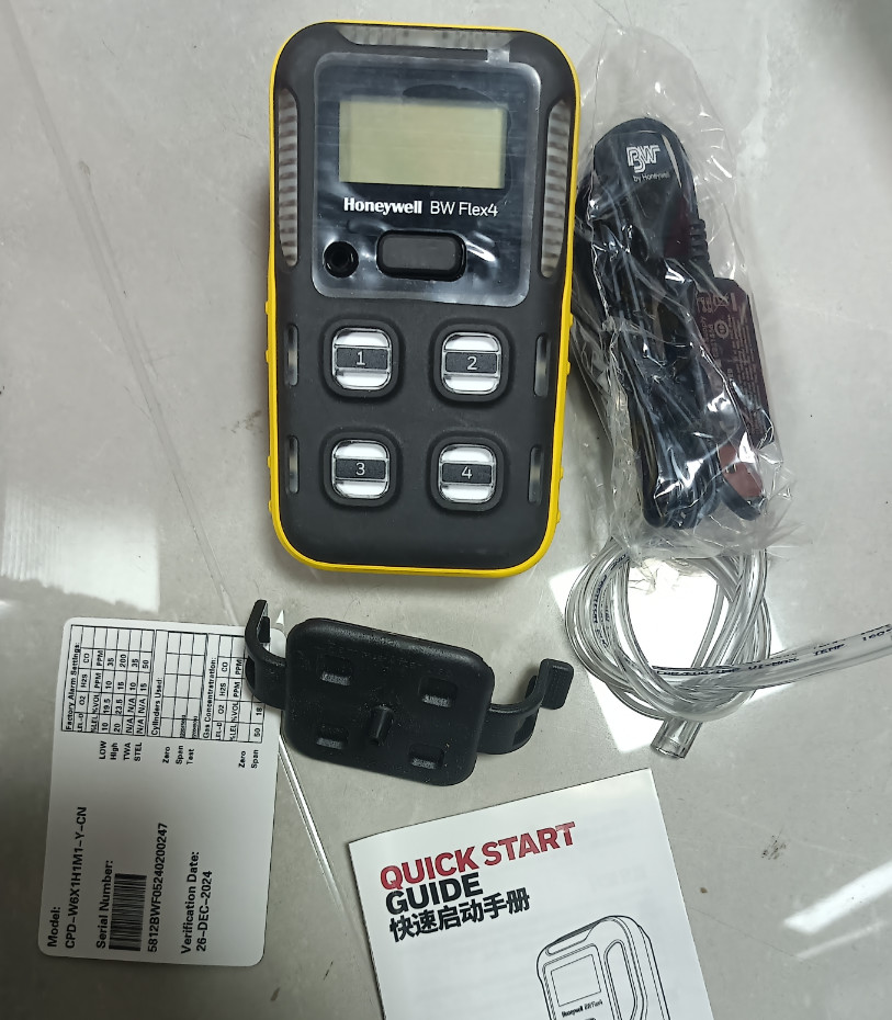 IP66/68 Ingress Protection Gas Detector BW Flex 4 Honeywell H2S CO 02 ...
