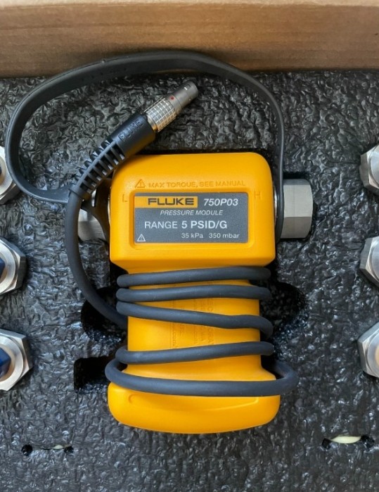 Total Uncertainty 1-year1 ± 0.05% Fluke 750P03 Pressure Module With Lo ...