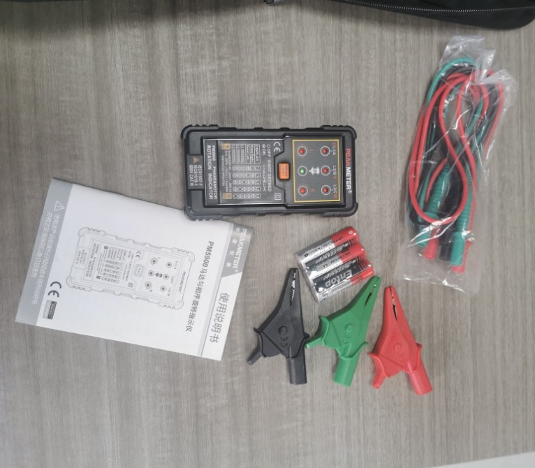 PEAKMETER PM5900 3 Motor Rotation Indicator Meter Sequence Tester ...