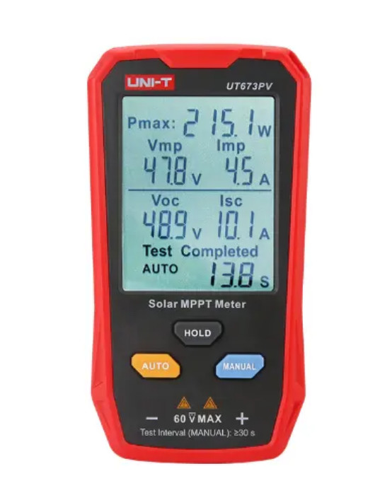 UNI-T UT673PV Solar MPPT Meter Large LCD Display 52 * 66mm and ODM ...