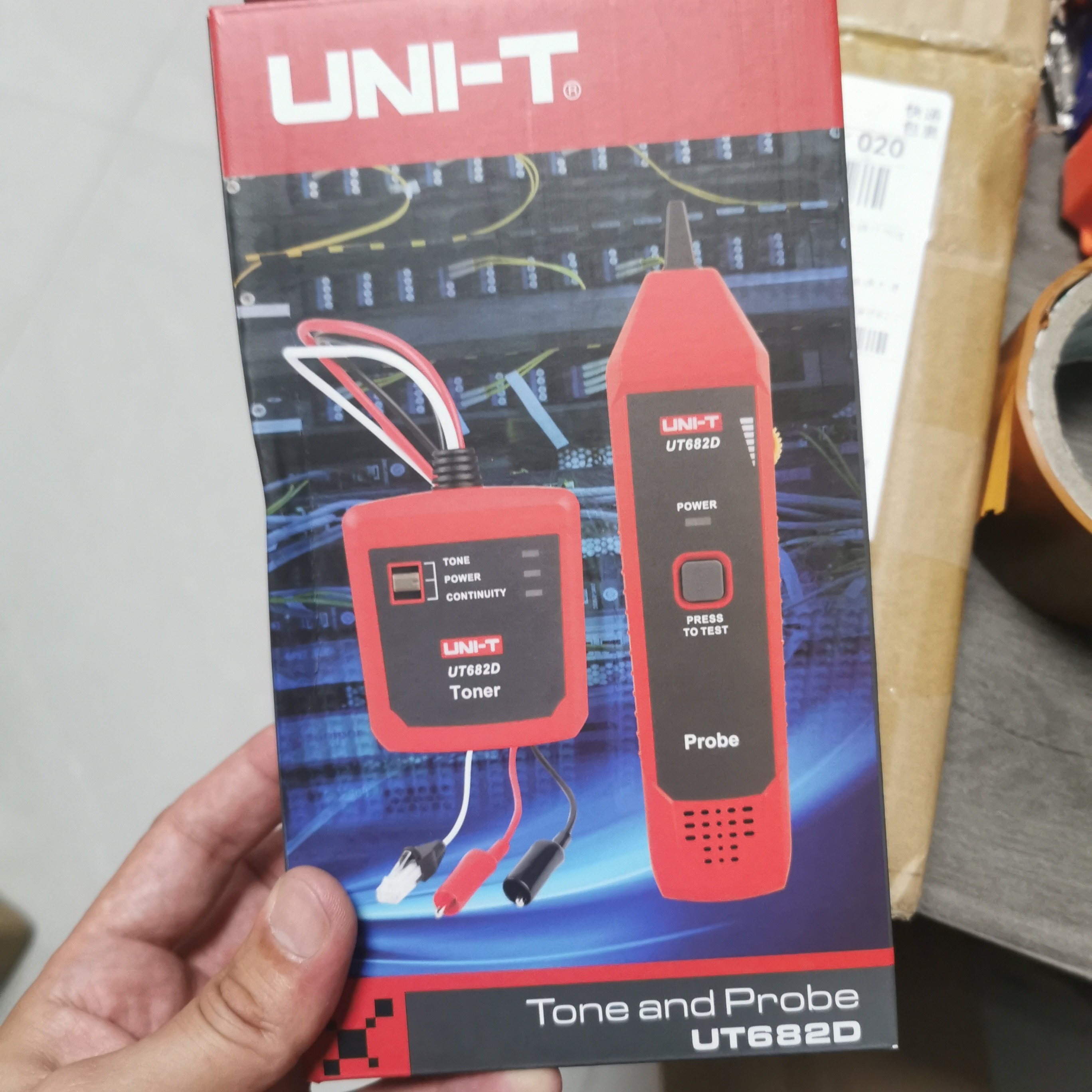 Original UNI-T UT682/UT682D Network Cable Finder and Inspector 220v