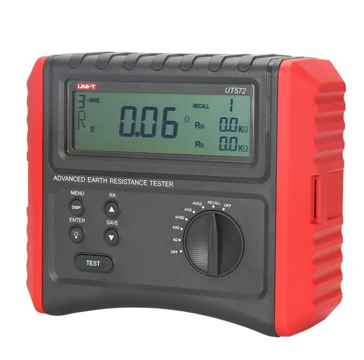 UNI-T UT572 Portable Mini High Precision Resistance Tester Smart Earth ...