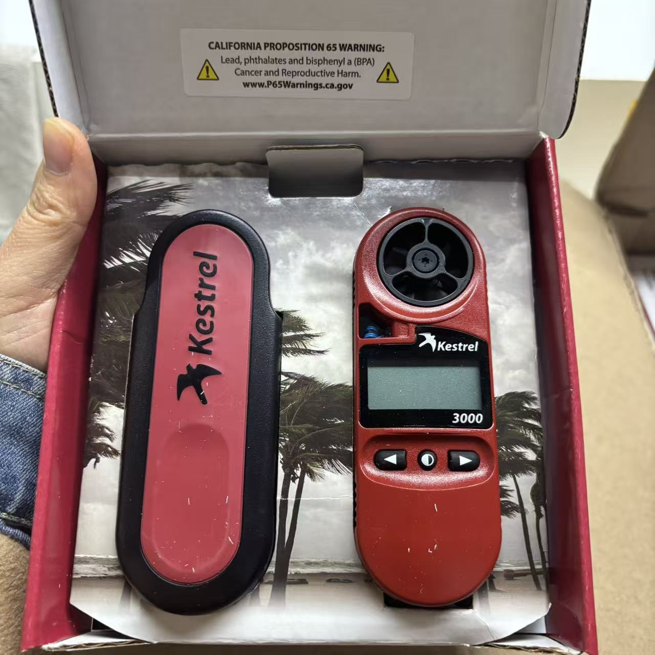 Kestrel 3000 Portable Anemometer with LCD Display