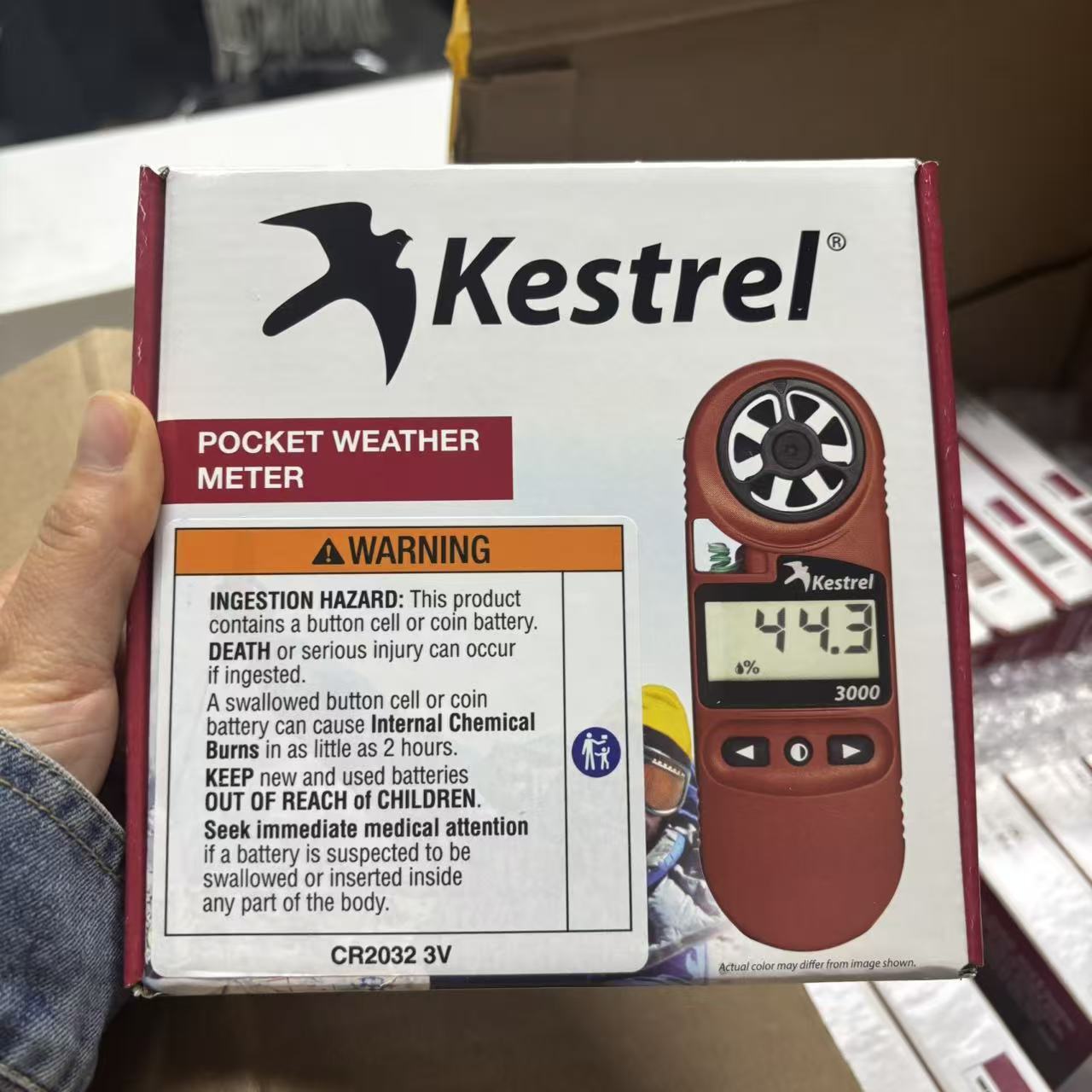 Kestrel 3000 Portable Anemometer with LCD Display