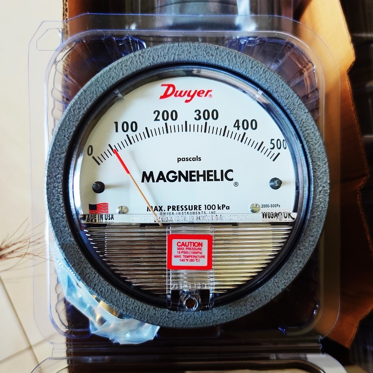 Measurement Range 0-500pa Accuracy 2 Percent Magnehelic Pressure Gauge ...