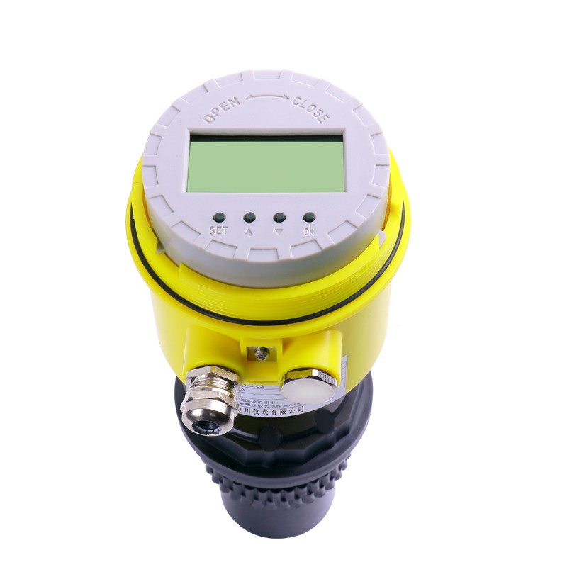DC24V Ultrasonic Float Level Switch Anti Corrosion 4-20MA 0-15m